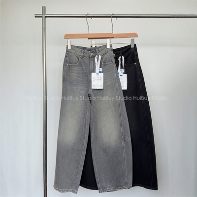 【会buy实拍】率性复古风！立裁阔腿显瘦茧型弯刀裤宽松直筒裤秋