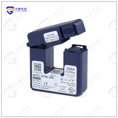ACTL-0750-100 OPT C0.6 变压器CURR SENS XFMR 100:1 100A INLIN