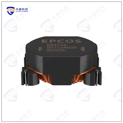 B82722S0103A020 滤波器CMC 630UH 10.4A 2LN SMD