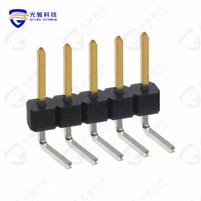 PBC05SBCN《CONN HEADER R/A 5POS 2.54MM》