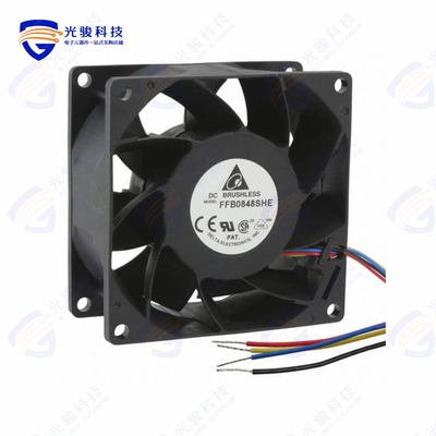 FFB0848SHE-TP36《FAN AXIAL 80X38MM 48VDC WIRE》
