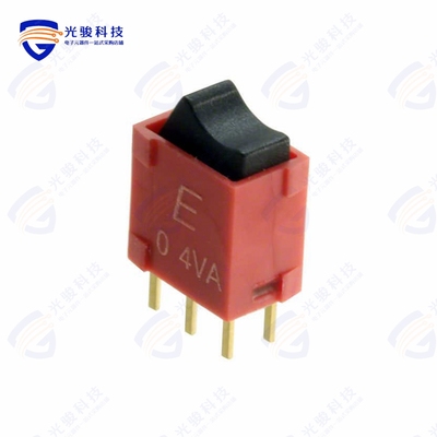 400UDP1R1BLKM2RE 《SWITCH ROCKER DPDT 0.4VA 20V》