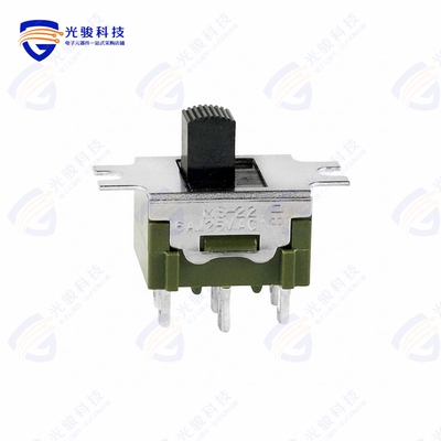 MS22AFW01 《SWITCH SLIDE DPDT 6A 125V》
