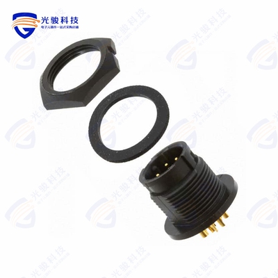 7282-8PG-3ES《CONN RCPT MALE 8P GOLD SLDR CUP》