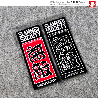 tutu圖圖車貼slammed后窗车尾
