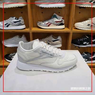 Reebok锐步男女款皮革休闲运动鞋