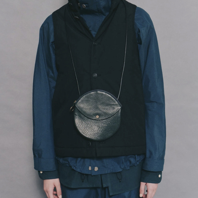 Postalco随身包鹅卵石鹿皮