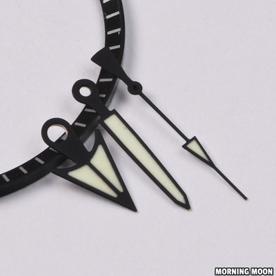 改装seiko精工表针配件绿夜光适用SKX007/SBBN款NH35A/NH36A机芯