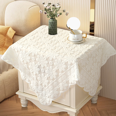 浮雕提花工艺床头柜盖巾