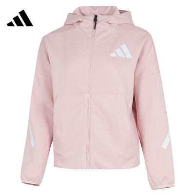 阿迪达斯adidas25秋款女子运动休闲夹克外套法雅 KC7905 KC0055