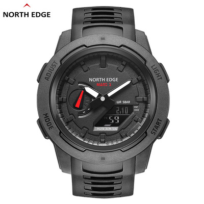 Pointer Style Sports Watch With World Time Alarm Function