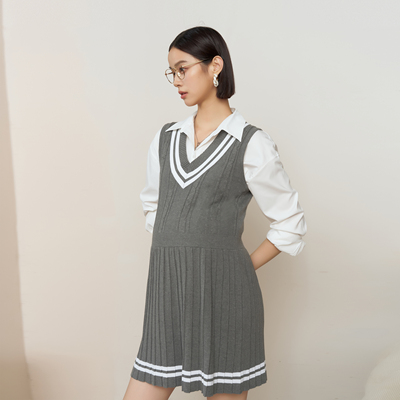 BELLYWEAR孕妇装百褶连衣裙套装