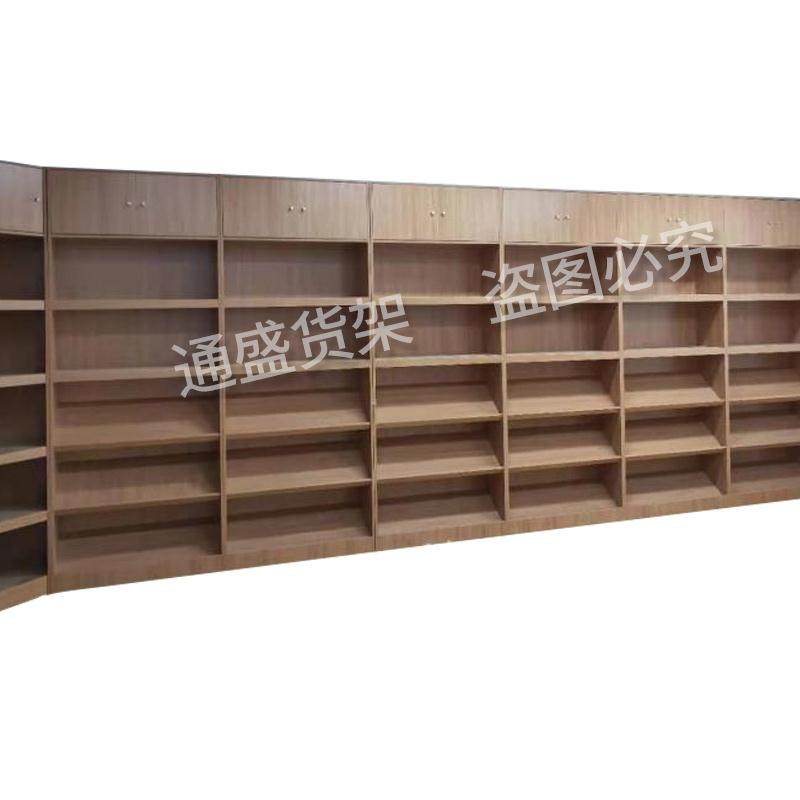 定制G木质货架展示柜学校图书馆书店书架阅览室书柜资料档案展示_虎窝淘