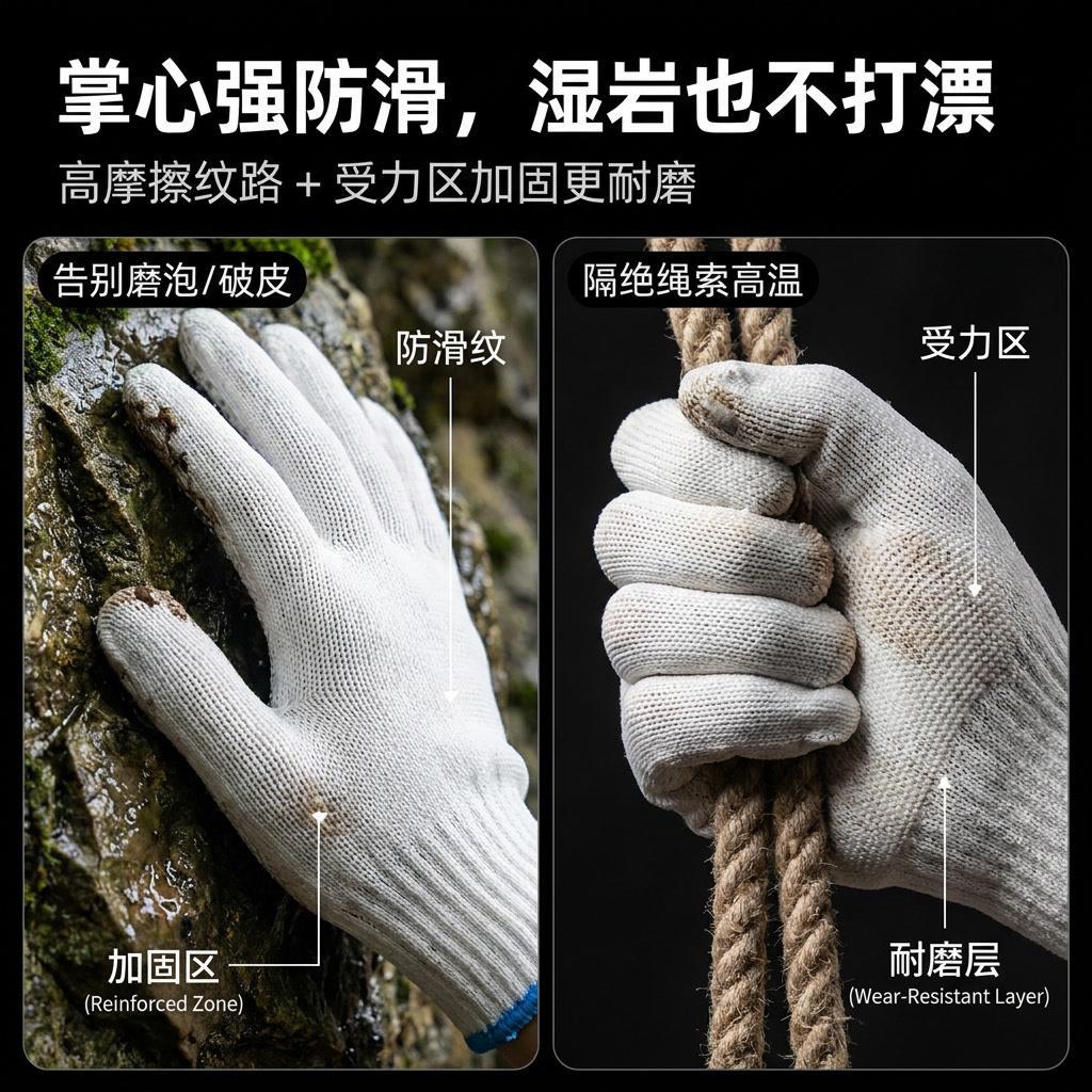 溪降专用防滑手套攀岩耐磨透气防臭全指户外运动防护男女通用