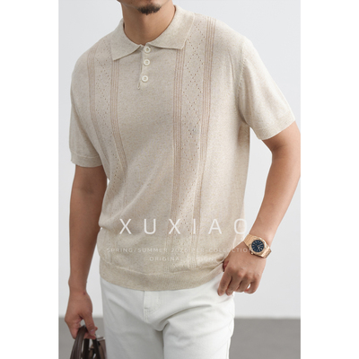 XUXIAO徐潇老钱短袖T恤POLO衫