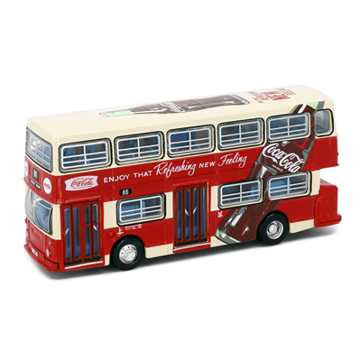 TINY微影 城市 丹拿珍宝 DMS 可口可乐 公交巴士 合金汽车模型