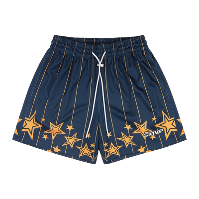 SMVP星星印花美式运动短裤