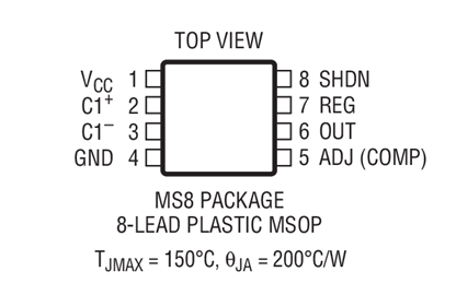 原装全新  LTC1261LCMS8-4  LTC1261LIMS8-4 LTC1261L-4 MSOP现货