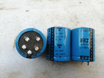 飞利浦 BC VISHA威世 053系列 LL长寿命 385V 470UF 高压发烧电容
