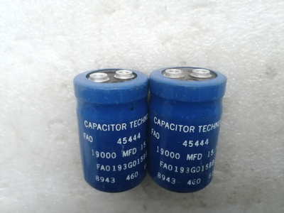 美国 capacitor technology 15v 19000uf 胆机灯丝滤波电解电容