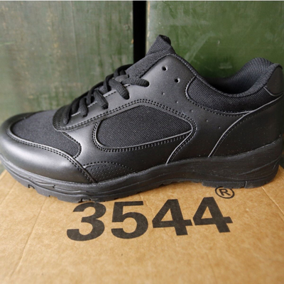 际华正品作训夏季透气网眼执勤通勤男鞋户外黑保安新式3544训练鞋