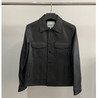 jk838男士秋季新款翻领时尚潮流休闲绵羊皮皮衣