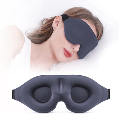 3D Sleep Mask Light Blocking Soft Breathable Eye Cover