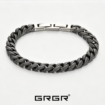 GRGR做旧颗粒感古巴手链