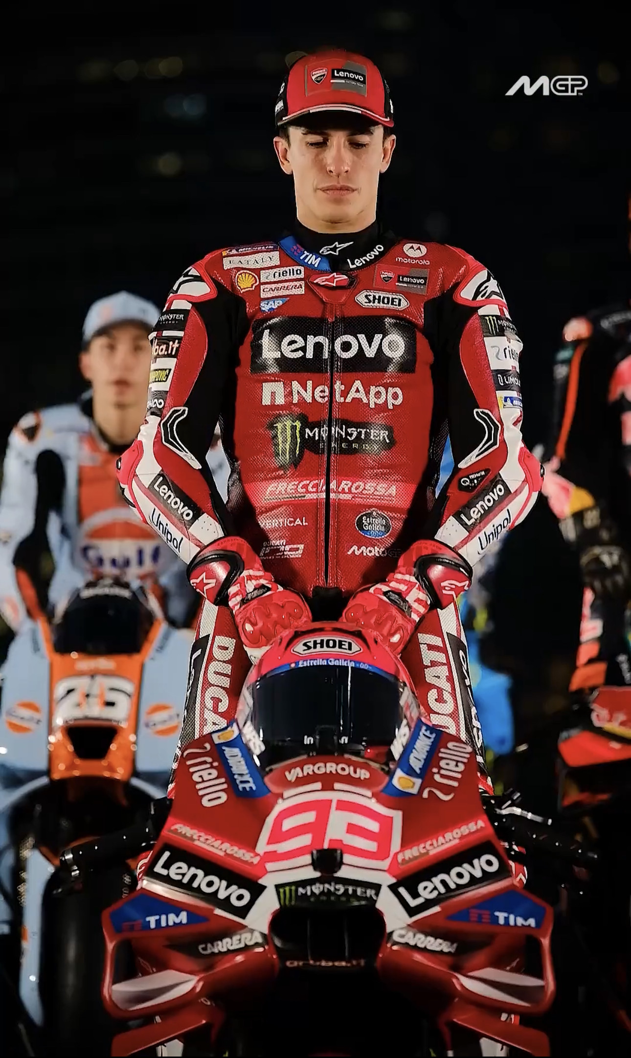 量身定制马奎斯2026新款连体皮衣赛车服骑行装备杜卡迪厂队MotoGP