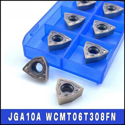株洲钻石数控U钻刀片WCMT06T308FN JGA10A 不锈钢住友槽型