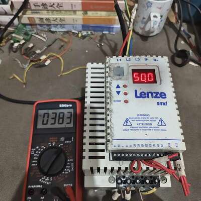 议价#变频器三相380v 拆机4KW 伦茨变频器ESMD402L