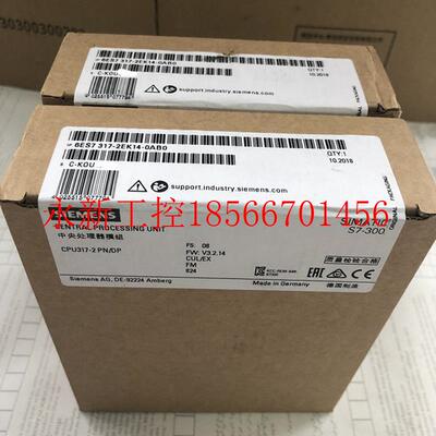 议价未开保内 6ES7317-2EK14-0AB0 6ES7 317-2EK14-0AB0 CPU317￥