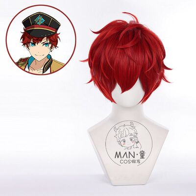 偶像梦幻祭ES 天城一彩 ALKALOID 反翘 cosplay假发直销