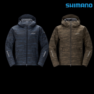 SHIMANO禧玛诺秋冬款防寒防水透湿路亚钓鱼棉服外套垂钓RB04JS
