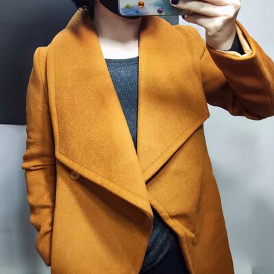 羊绒大衣羊毛厚实欧美