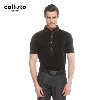 callisto商务休闲全棉短袖t恤衫