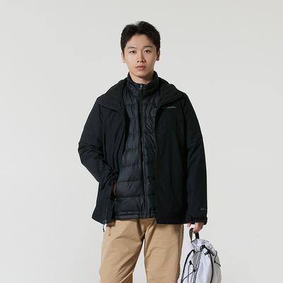 Columbia哥伦比亚秋冬户外男保暖羽绒三合一外套WE6671