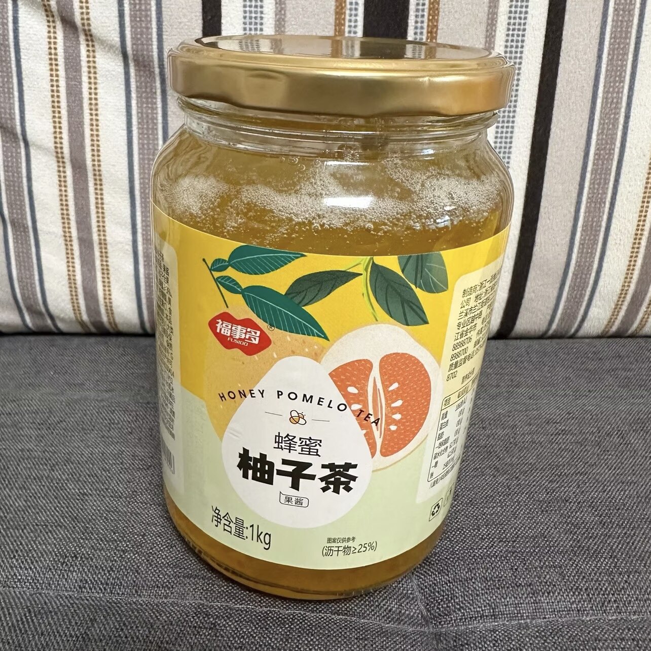 福事多蜂蜜柚子茶柠檬茶罐装冲饮水果茶果味茶泡水喝下午茶