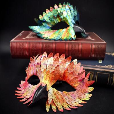 鸟嘴面具半脸万圣节化妆