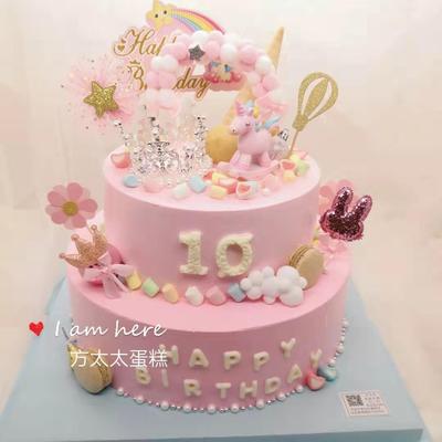 上海双层满月奶油蛋糕