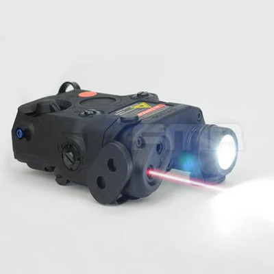 FMA PEQ-15电池盒LED手电+红镭射激光指示带IR镜片全功能战术配件