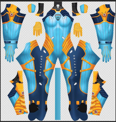 万圣节守望先锋伦敦喷火战斗机dva Cosplay连体紧身衣zentai服