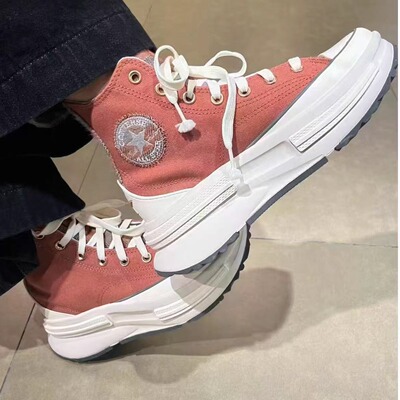 CONVERSE RUNSTAR LEGACY 匡威砖红色夹心厚底增高帆布鞋 A12451C