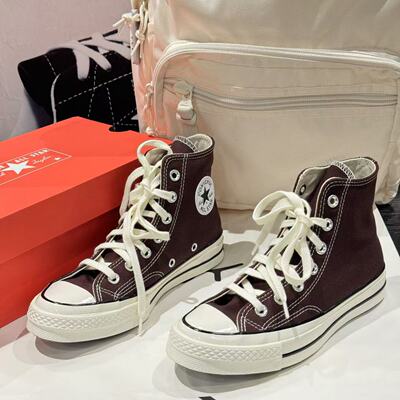 匡威1970S摩卡棕低高帮帆布鞋