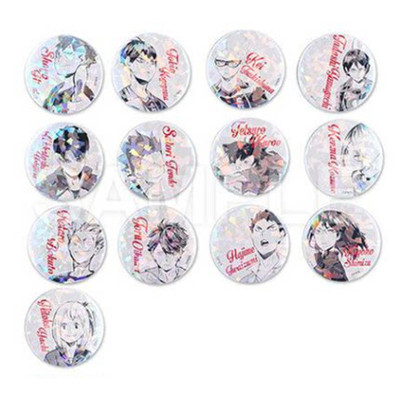 日谷现货 排球少年 jump shop 白底受注闪吧唧徽章 JS 第一弹