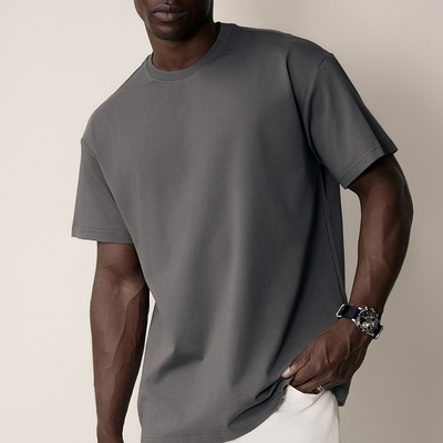 Blessed Folks夏季美式复古极简纯色男女轻薄亲肤透气防晒短袖