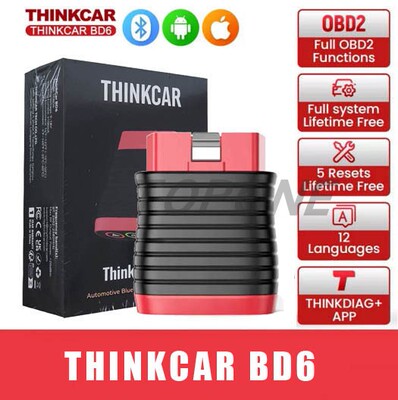 跨境批发 THINKCAR BD6 OBD scanner Lifetime Free PK Thinksafe
