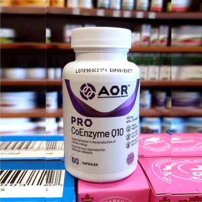 加拿大AOR PRO 辅酶Q10 泛醌-10 100mg 60颗