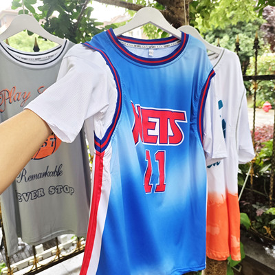 贝哆哈儿童速干衣夏中大童网眼透气运动衣球衣男童青少年短袖T恤