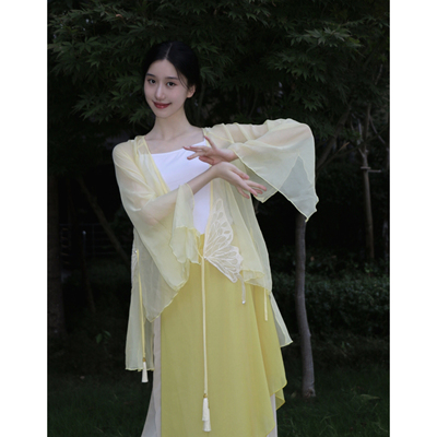 斑斓舞韵汉唐舞飘逸开衫